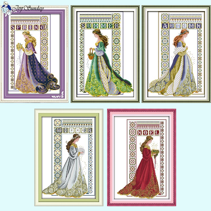 Bridal Bouquets Needle Character Pattern DIY Cross Stitch - AIMDIY.COM