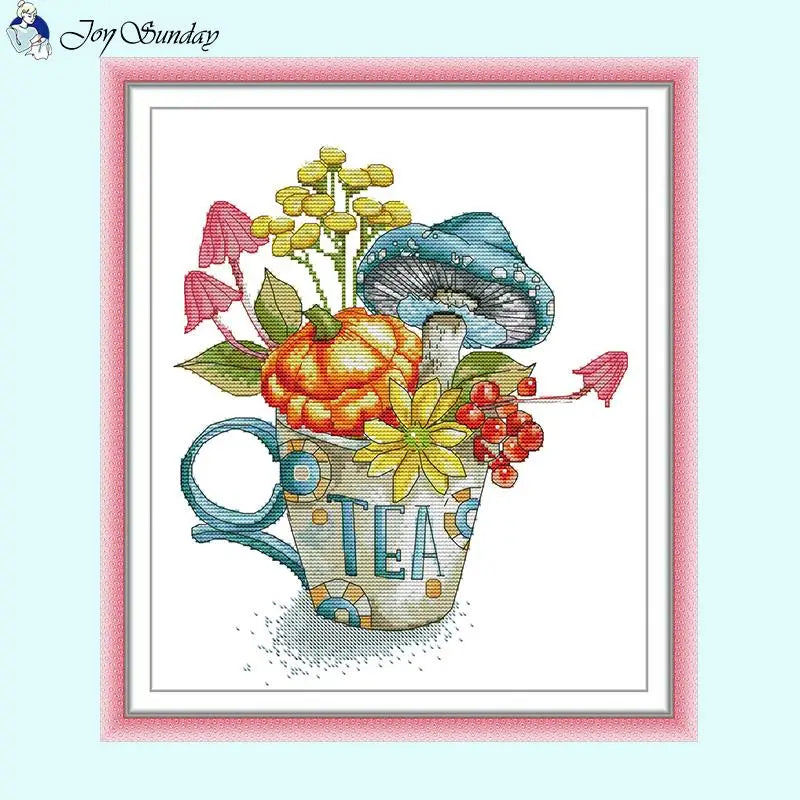 Cartoon Teacup Pattern | AIMDIY