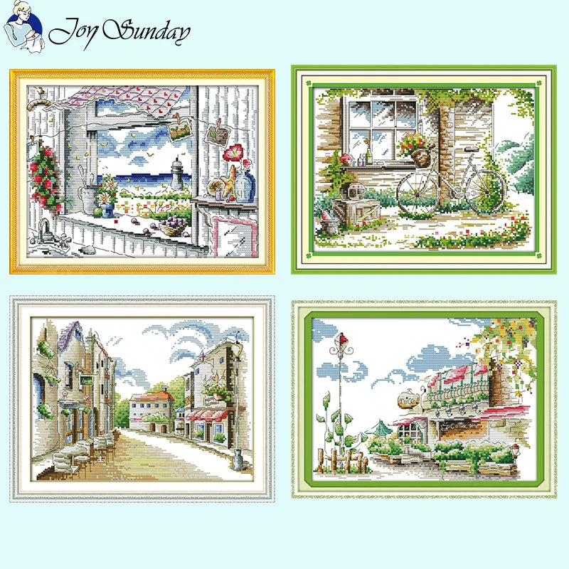 Hand-drawn Scenery Pattern